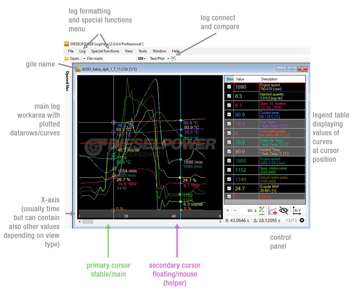 Basics – log window – LogView