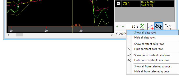 Show/hide groups - LogView